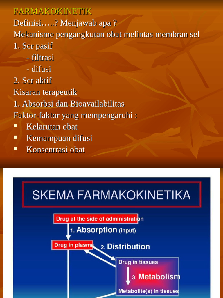 Farmakokinetik Yanie | PDF