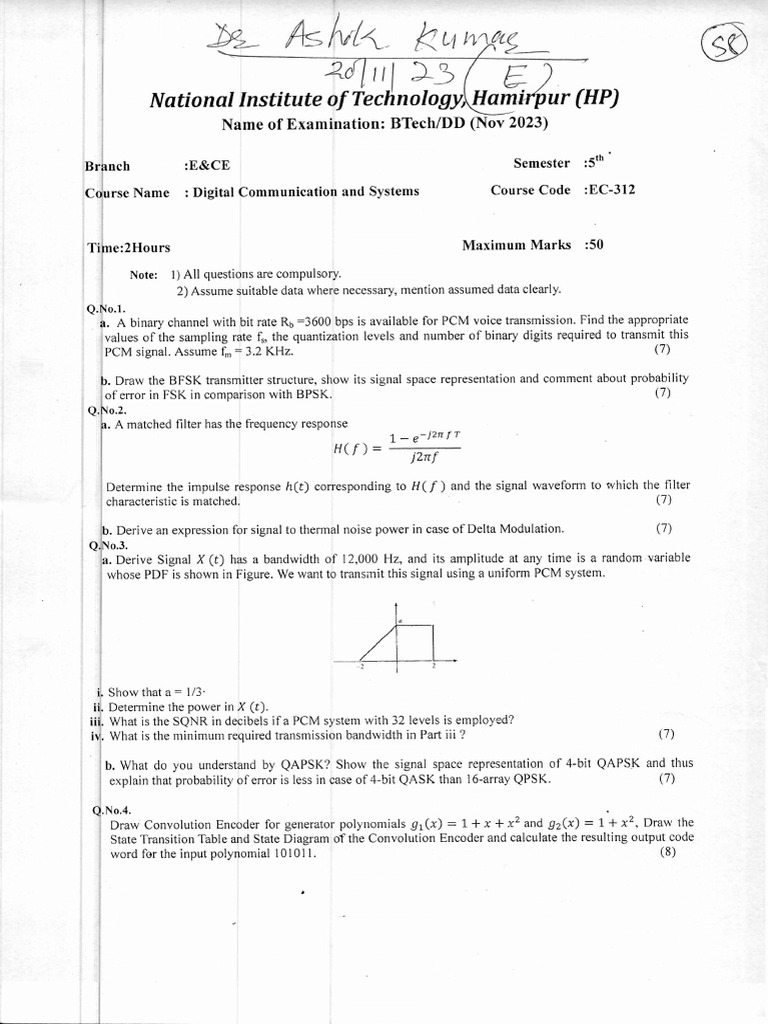 2023-Dec_EC-312_58 | PDF | Algorithms | Telecommunications Engineering