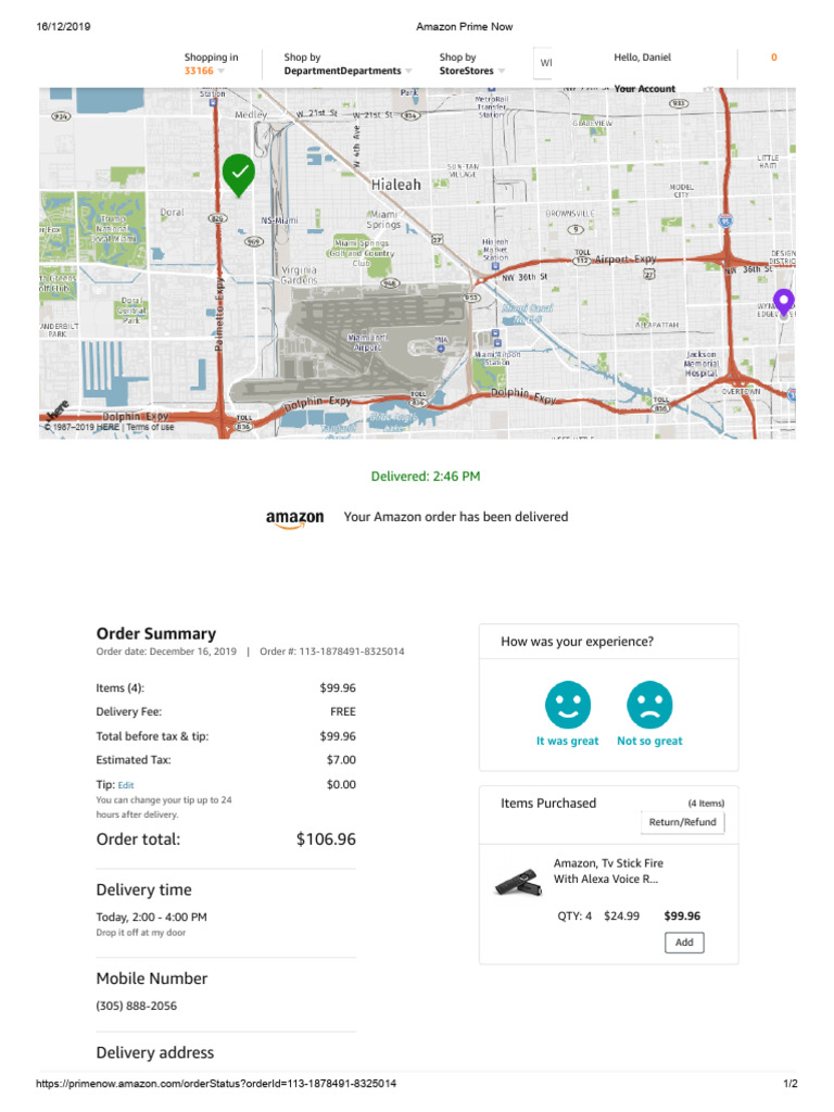 Amazon Prime Now Original | PDF | Online Services | E Commerce