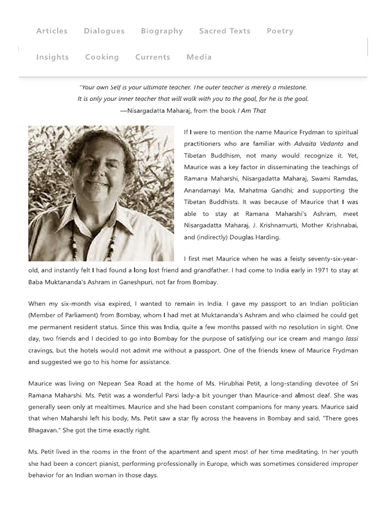 Maurice Frydman | PDF