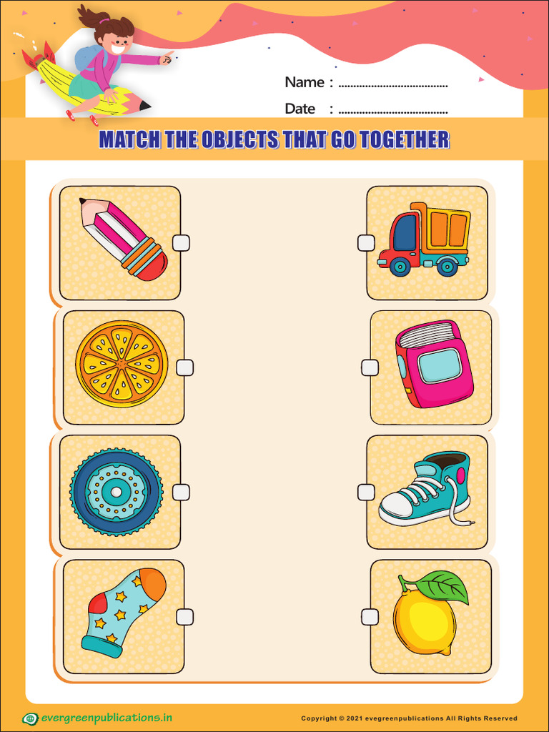 Match The Objects That Go Together | PDF