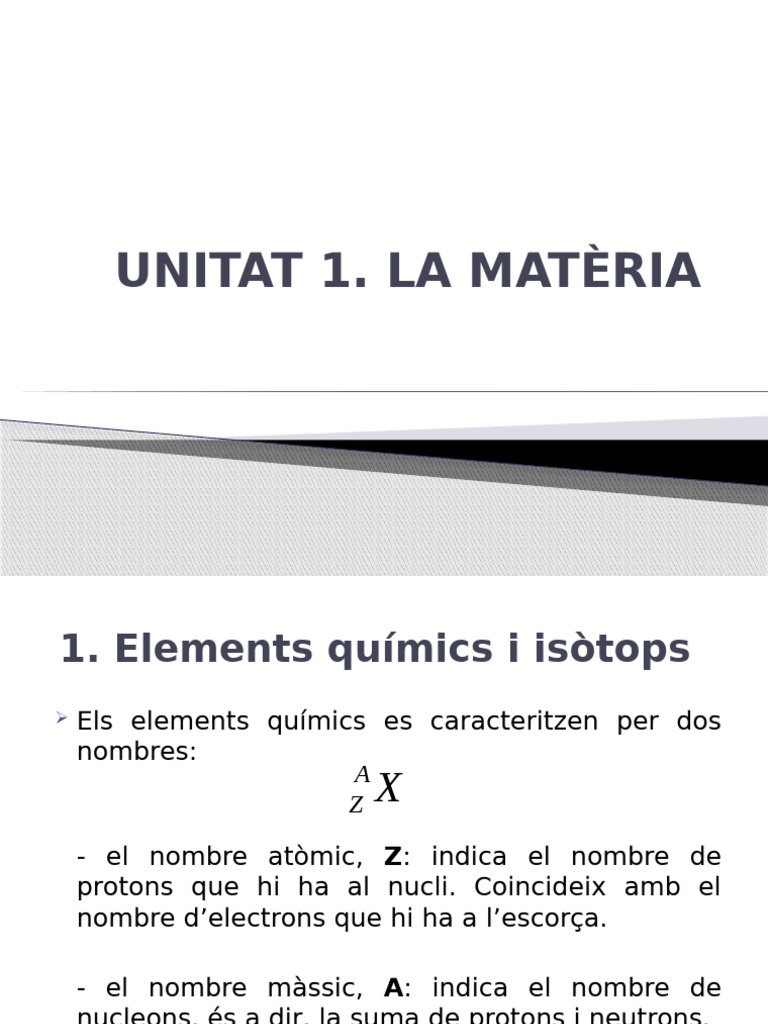 Qui 1. Unitat 1 | PDF