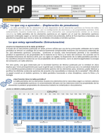 Tabla Periodica de Arturo Morales | PDF | Tabla periódica | Química