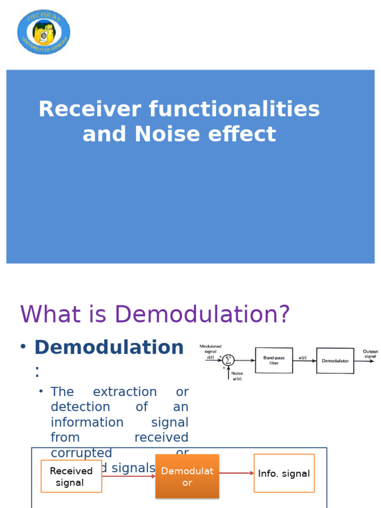 Noise | PDF | Detector (Radio) | Signal Processing