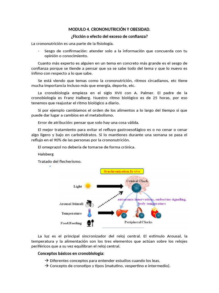 Modulo 4 | PDF | Ritmo circadiano | Biología