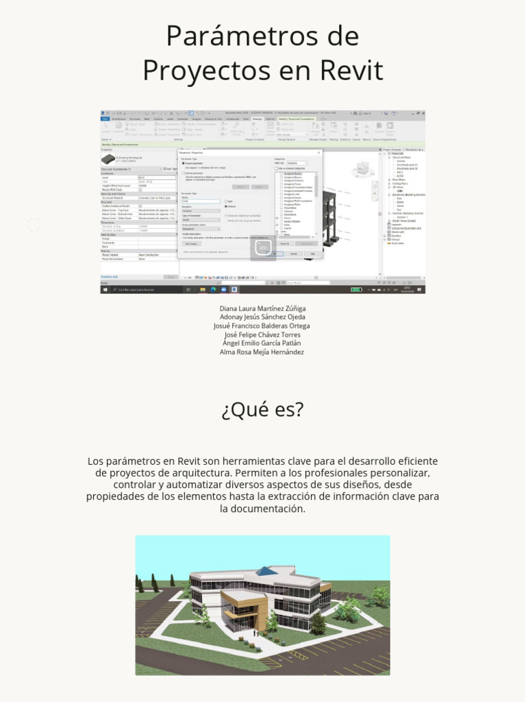 Parámetros Esenciales en Revit | PDF | Autodesk Revit | Información