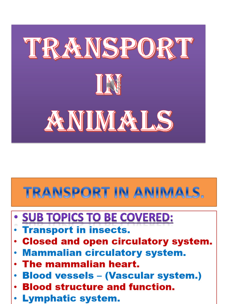 Biology Crystal Super Notes F2 Transport in Animals - 2024 Feb PDF ...
