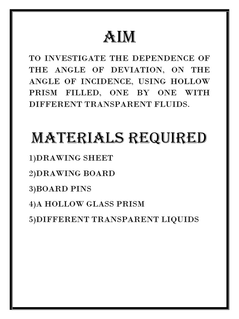 EXPERIMENT-1 | PDF | Refraction | Atomic