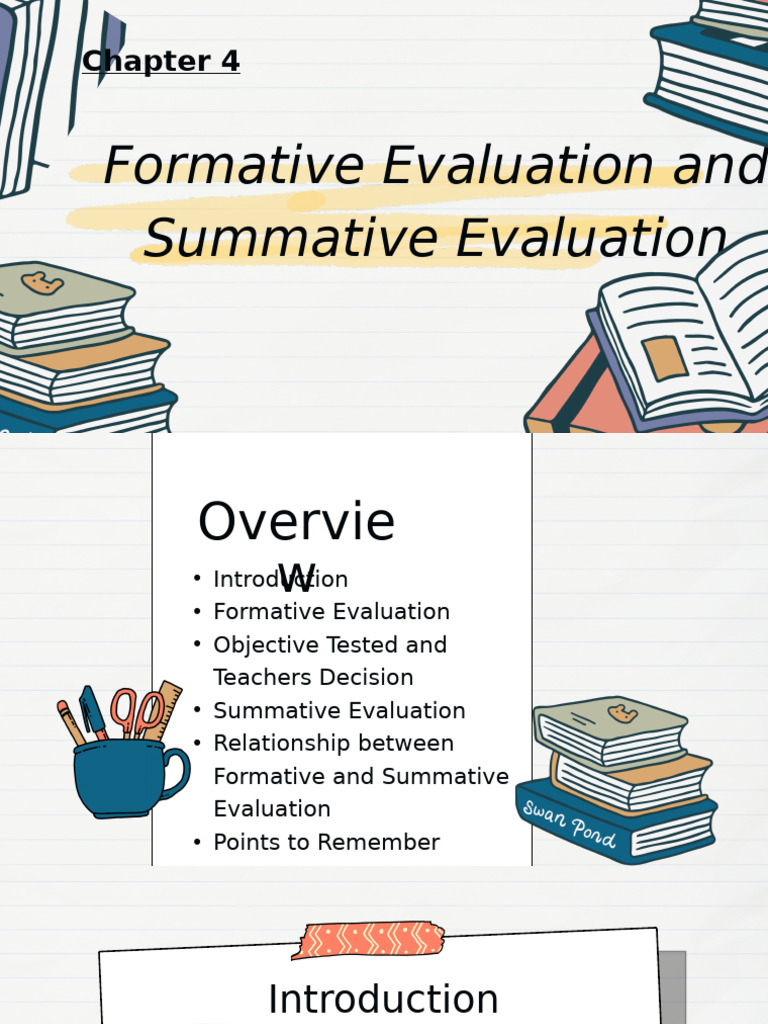 Formative Evaluation and Summative Evaluation | PDF | Educational ...