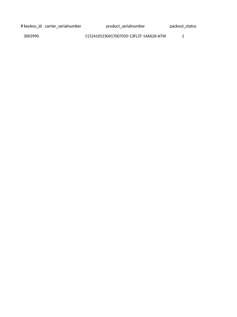 Trace P552 Keyless 110724 | PDF