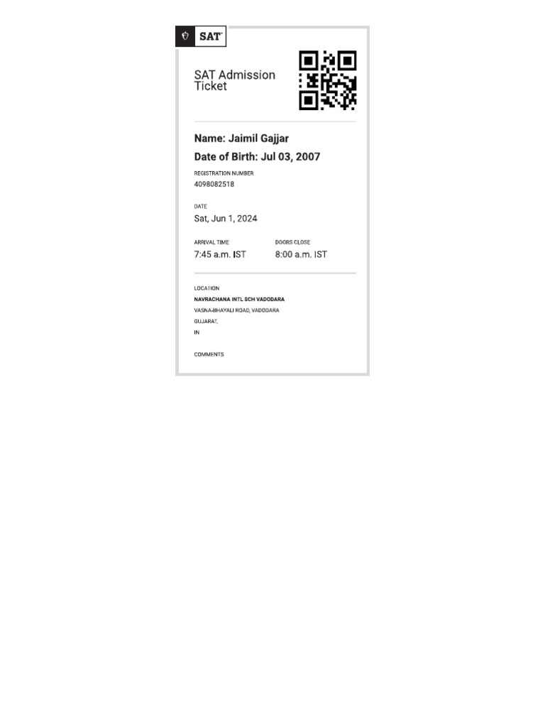 Ticket | PDF