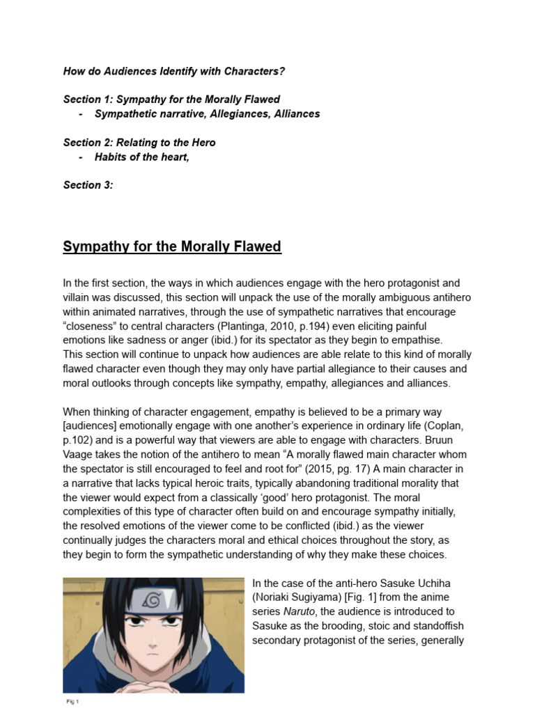 Understanding Audience Sympathy in Characters | PDF | Sympathy | Empathy