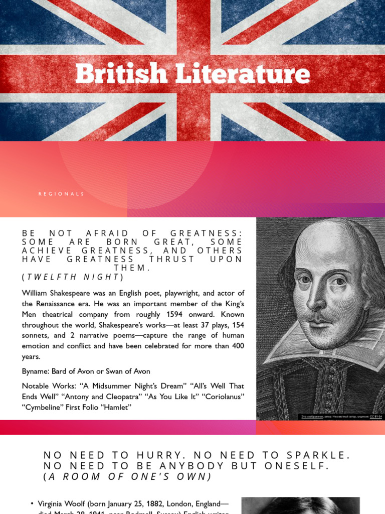 British and American Literature | PDF | Charlotte Brontë | William ...
