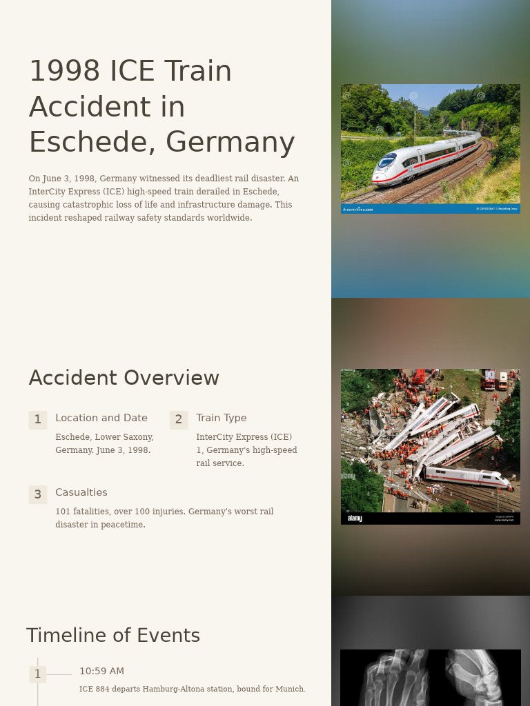 1998 ICE Train Accident in Eschede Germany | PDF | Transport | Land ...