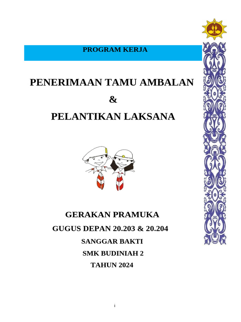 Progja Pta & Pelantikan Laksana STM | PDF