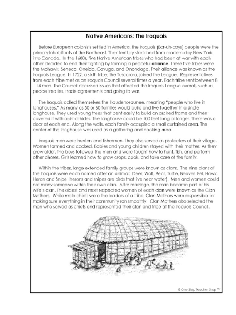 Native Americans Paired Text | PDF