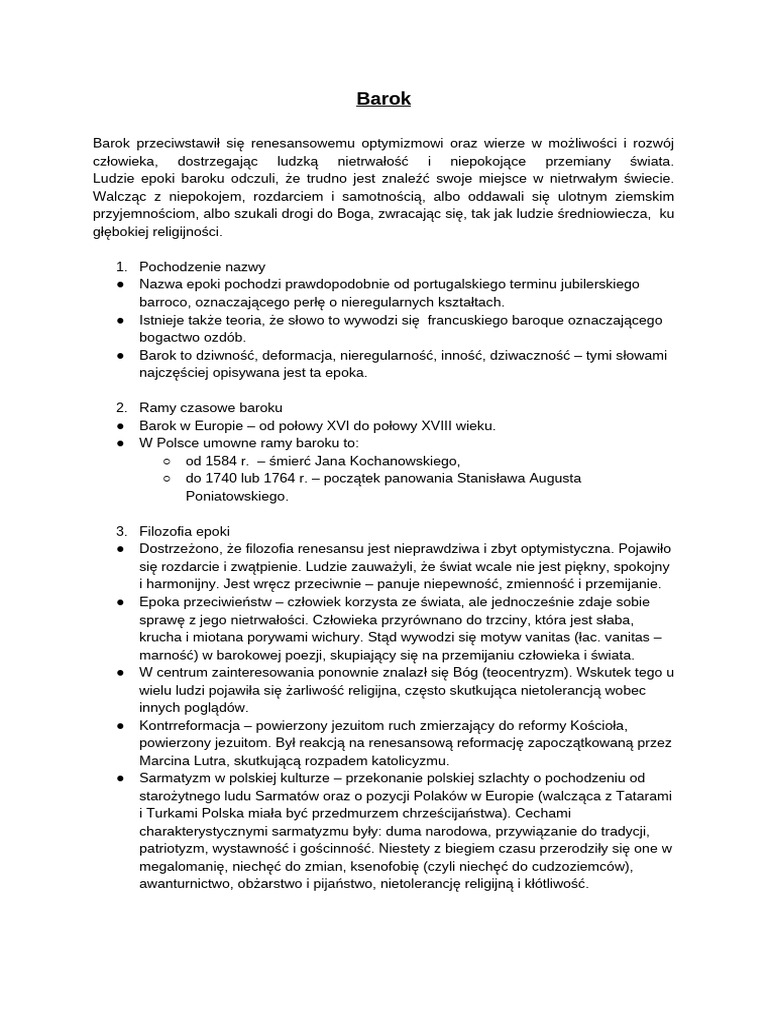 Barok | PDF