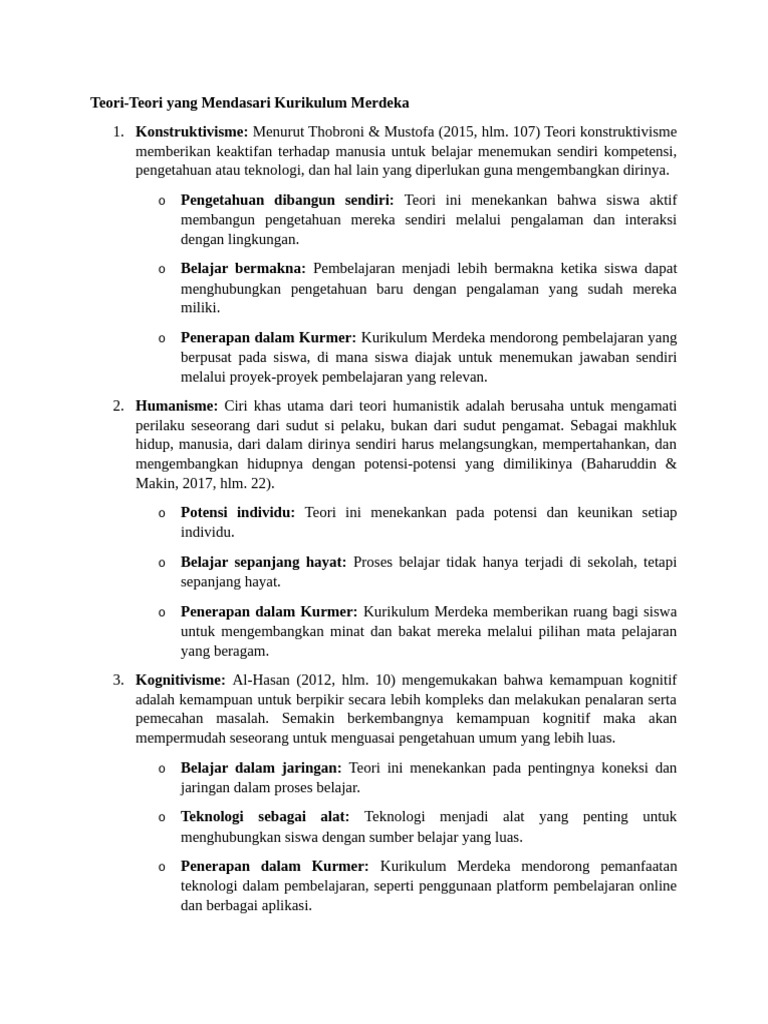 Teori Tentang Kurmer | PDF