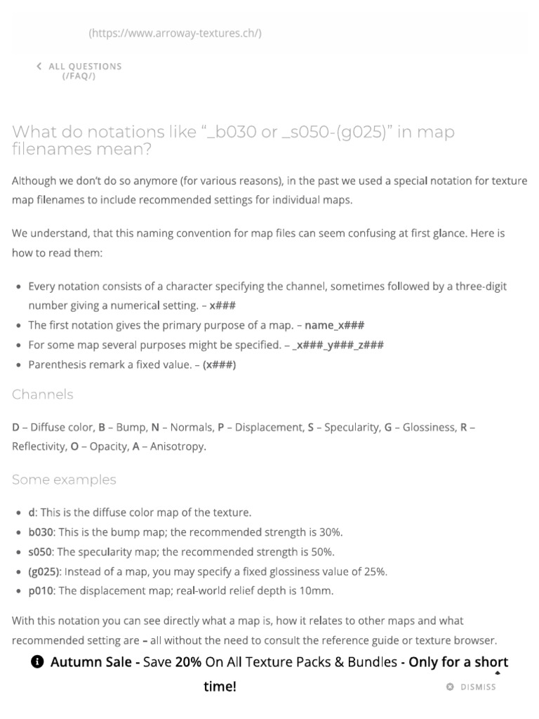 Arrow Way Map Explanation | PDF