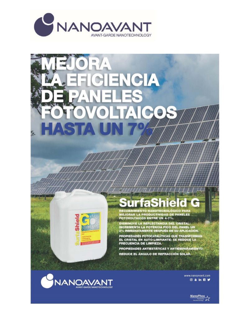 Surfa Shield G | PDF | Fotovoltaica | Panel solar