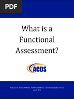 Functional Assessment Interview Form | PDF | Behavior | Communication