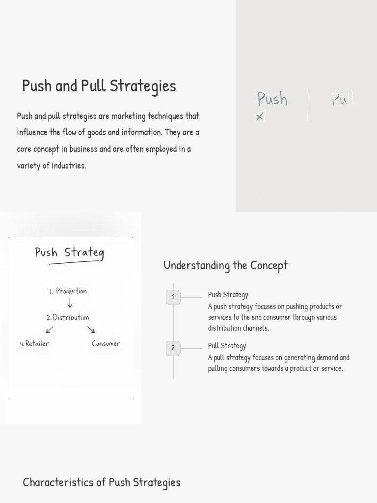 Push and Pull Strategies | PDF | Brand | Marketing
