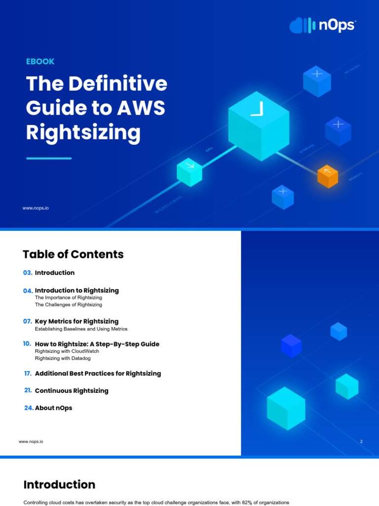 The Definitive Guide To AWS Rightsizing | PDF | Computer Data Storage | Computer Architecture