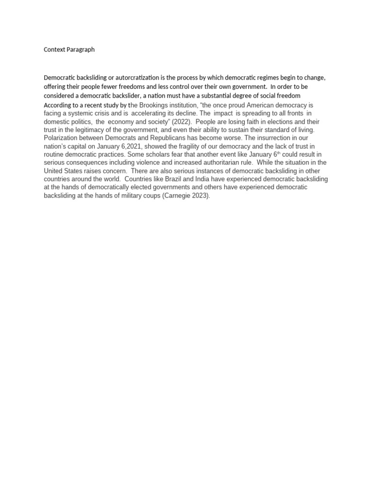 Context Paragraph | PDF