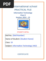 Class 10 IT 402 Syllabus 2025 26 NCERT | PDF | Computing