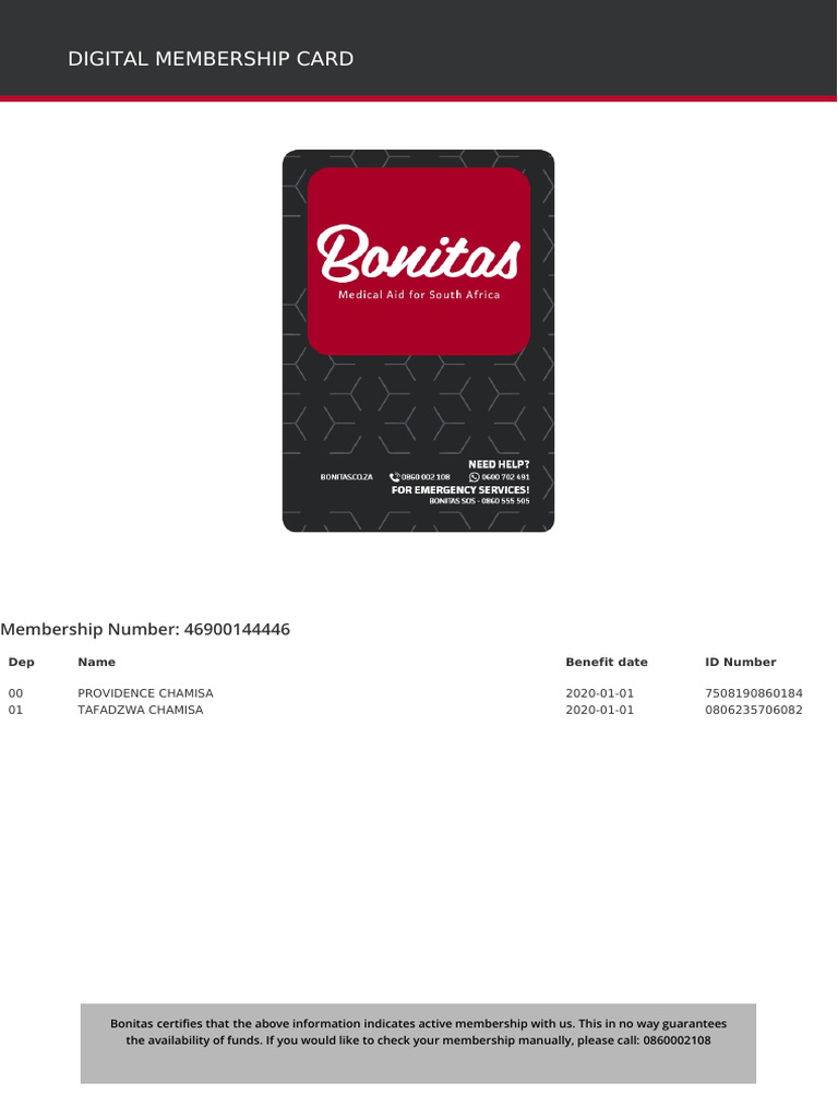 Membership Card | PDF