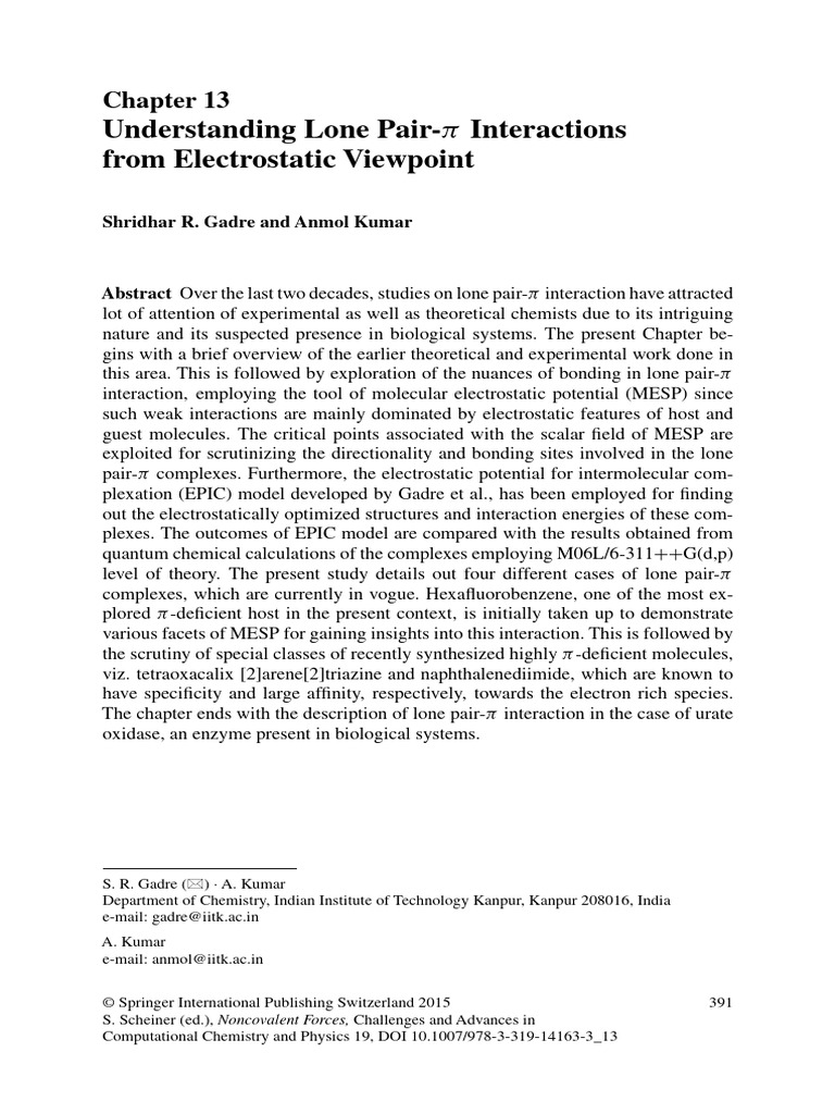 Gadre 2015 | PDF | Ion | Physical Sciences