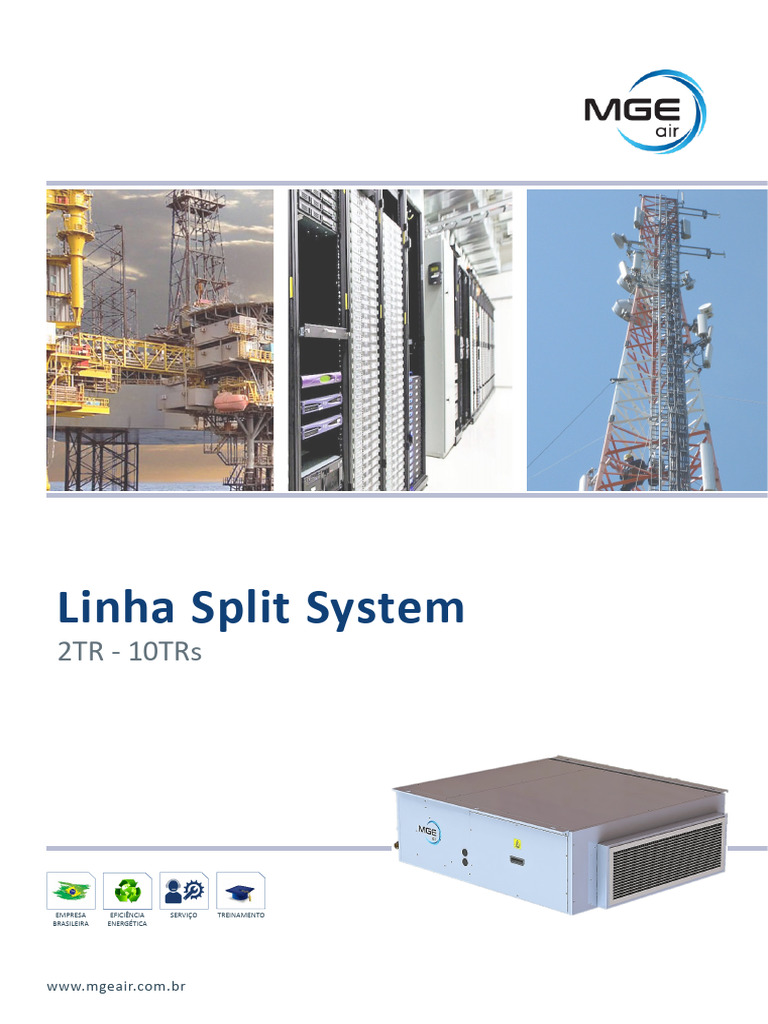 Catalogo Split System Mge Rev00 | PDF | Ar condicionado | Calor