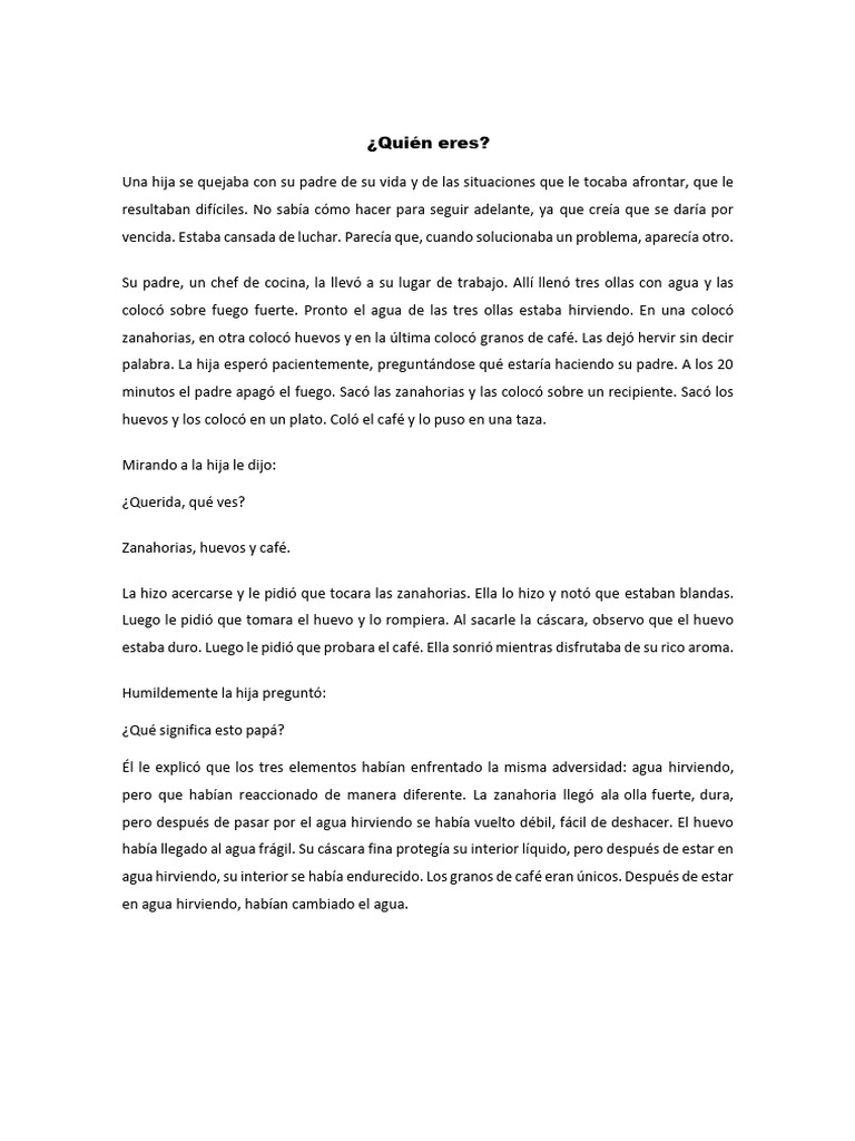 Lectura 3.quién Eres. | PDF