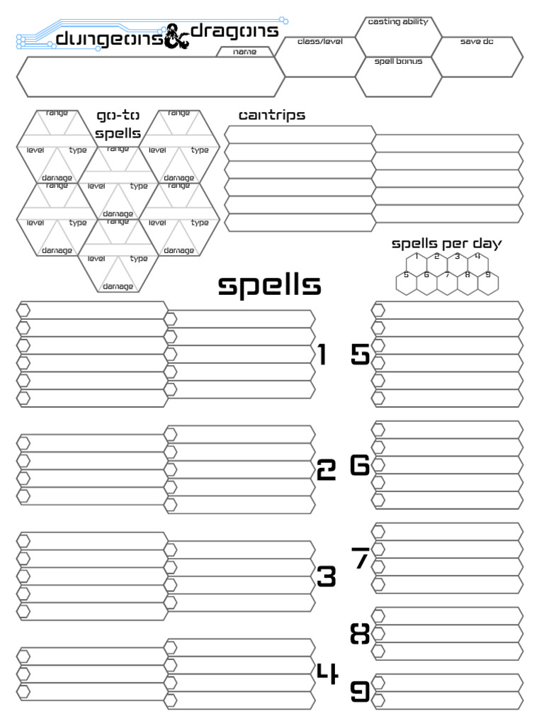 DND 5e Hex Spells | PDF