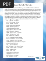 Europe... 3 Letter City Codes | PDF | Naming Conventions | Encodings