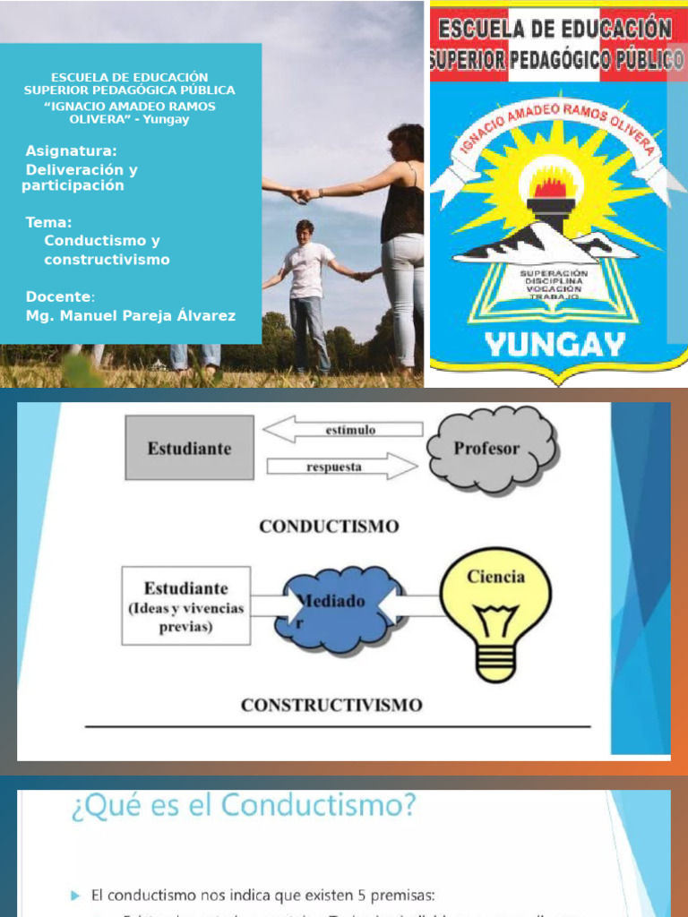 Conductivismo y Constructivismo | PDF