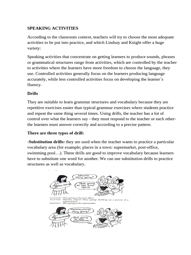 Day 5 R3 Speaking Activities | PDF | Vocabulary | Grammar