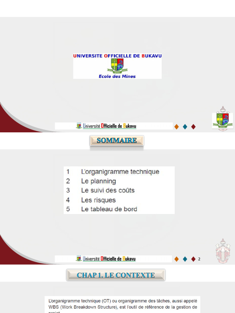 Chap 3 - Methodes - Projet Multi - Bac1 - Emi - 090707 | PDF