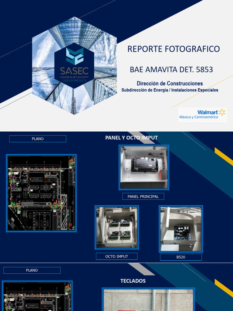 Reporte Fotografico Bae Amavita Det. 5853 Intrusion J CCTV J Incendio | PDF