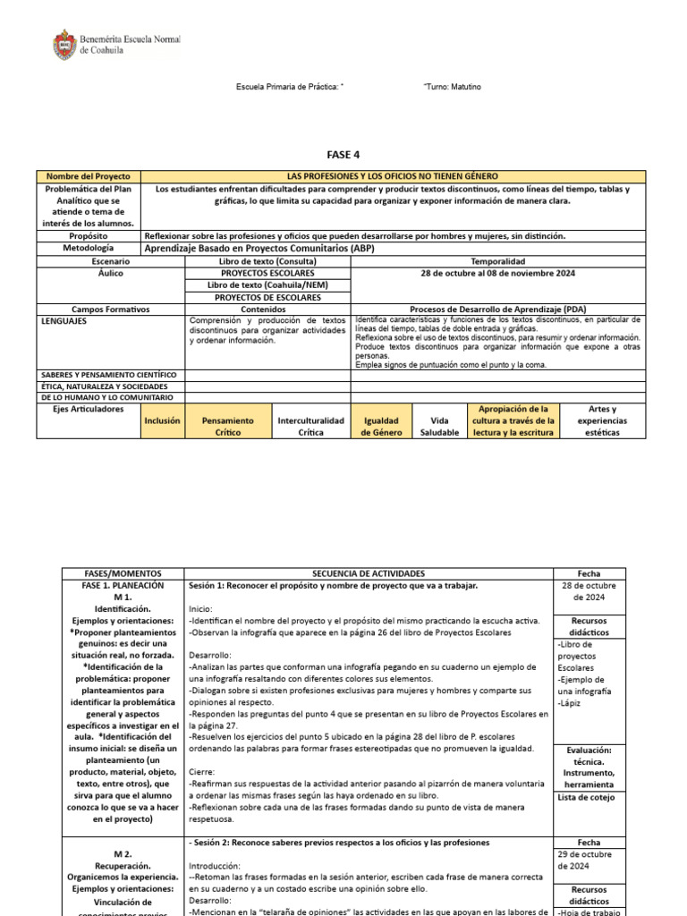 Las Profesiones - Abpc | PDF | Evaluación | Infografia