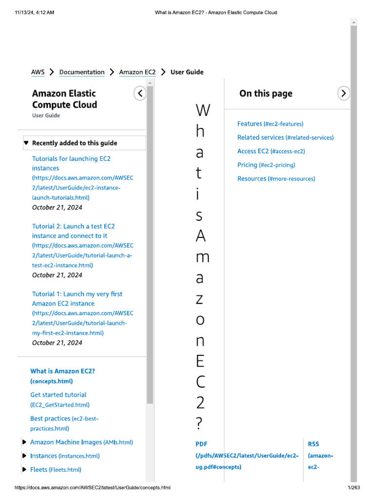 What Is Amazon EC2 | PDF