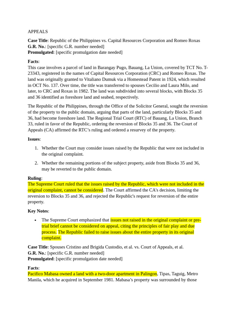 Civpro 2 Digest | PDF | Certiorari | Appeal