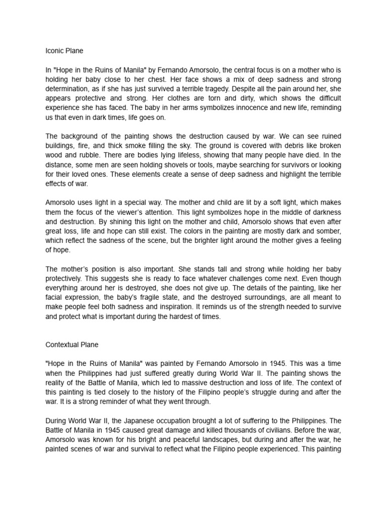 Iconic and Contextual Plane | PDF | Philippines