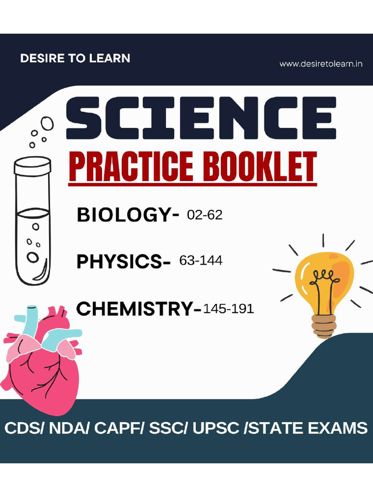 Science Practice | PDF | Tissue (Biology) | Blood