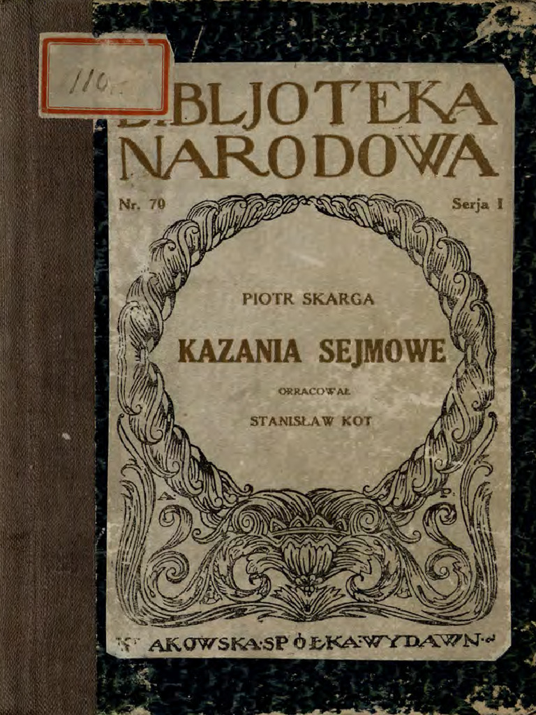 WA248 94424 F-23-078 Skarga-Kazania o | PDF