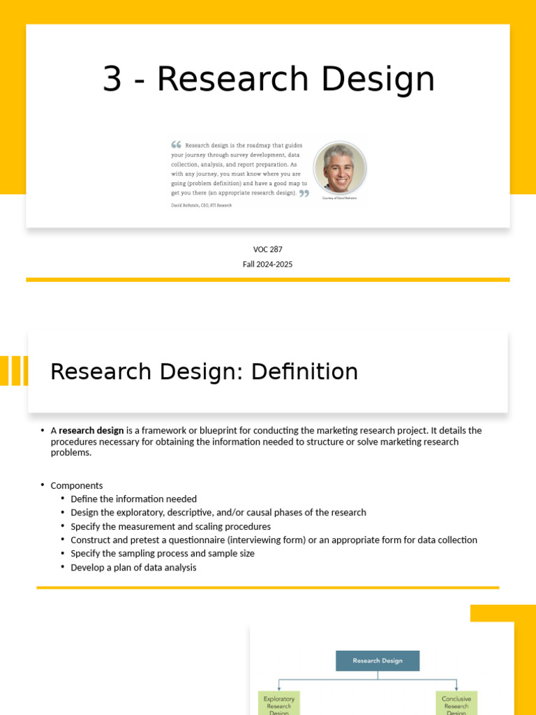 3- Research Design | PDF | Sampling (Statistics) | Survey Methodology