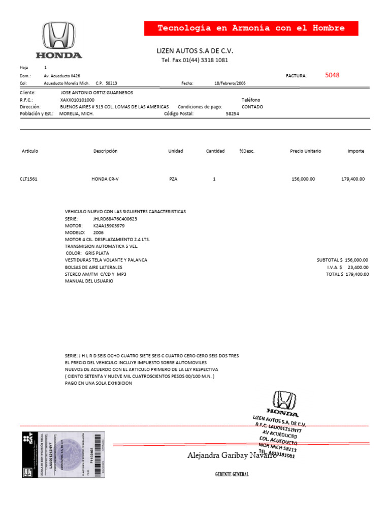 Honda CR-V | PDF | Tecnologías automotrices | Vehículo de motor