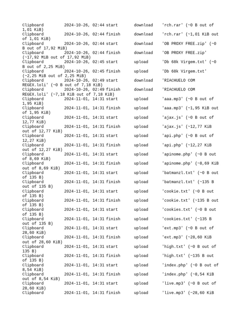 File Transfer Trace | PDF | Computer File | Html5