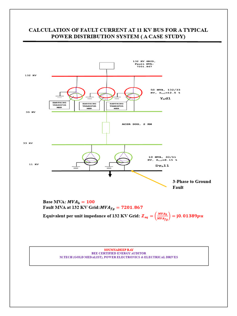 Fault Current Calculation | PDF | Electric Power Transmission ...