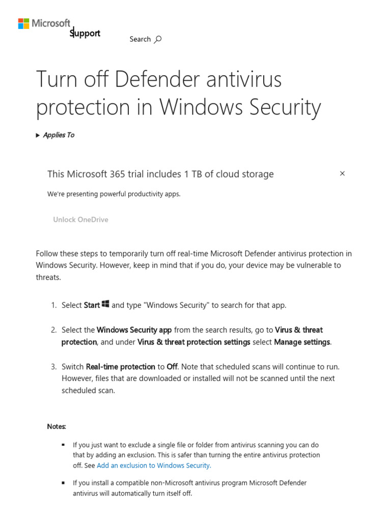 Temporarily Turn Off Windows Defender in Windows 8.1 | PDF | Computers